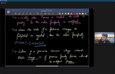 Amit Kumar On Linkedin What A Great Lecture Today By Sanket Singh On Promises His Very In Depth