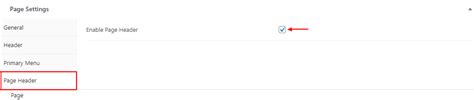 How To Enable Disable The Page Header Of An Individual Page ELearning Documentation