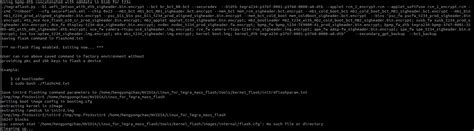 Workflow Fail To Make The Massflash Backup Image Device Is Orin Nx Gb Jetson Orin NX