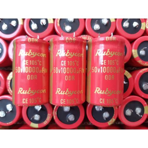 Jual Rubycon 50v Super Red Elco Rubycon 10000uf 50 V 50v Merah Super