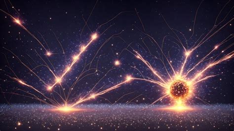 Charged Particle Field Background 3d Wallpaper Premium Ai Generated Image