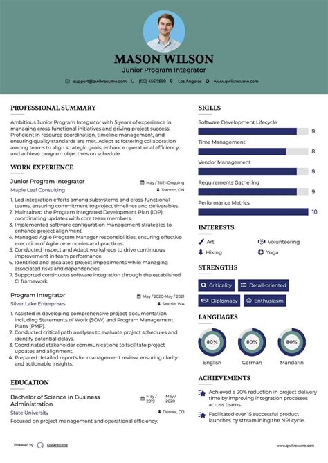 10 Program Integrator Resume Samples And Templates For 2025