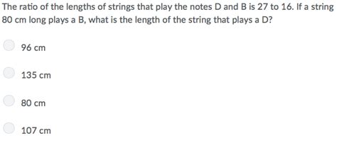 solved the ratio of the lengths of strings that play the