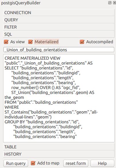 Qgis Writing Script That Creates Postgis View Geographic