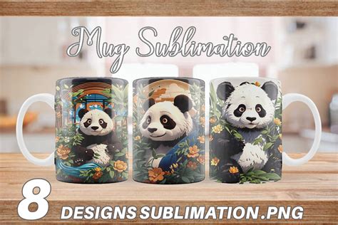 Mug Cute Panda Graphic By Artnoy · Creative Fabrica