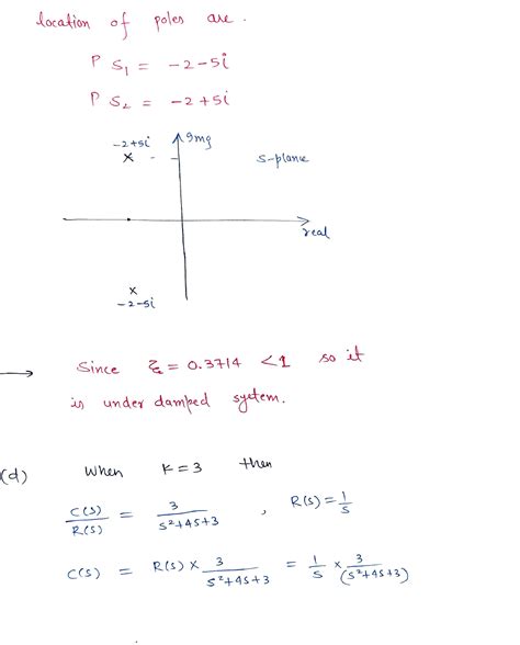 Solved For A Unity Feedback System As Shown In Figure 3 Whose Open Loop F Tutorbin