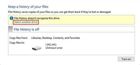 4 Ways To Fix File History Does Not Recognize This Drive