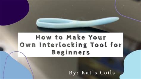 Easy How To Make Your Own Interlocking Tool YouTube Interlock Make It Yourself Make
