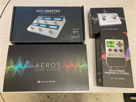 singular sound beat buddy midi maestro aeros footswitch reverb