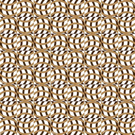 Seamless Pattern With Geometric Disruptive Motifs In 3 Colors Stock