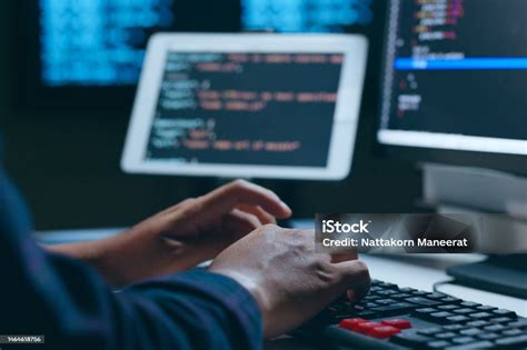 Closeup Hand Of Developer Programmer Software Engineer It Support