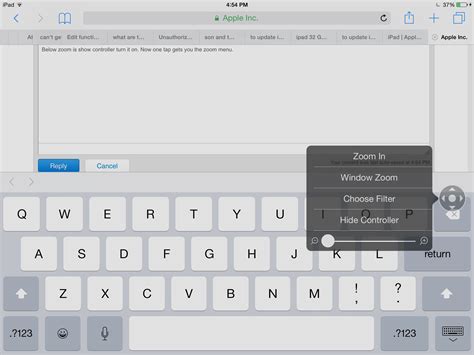 Using Assistive Touch To Zoom Screen Apple Community
