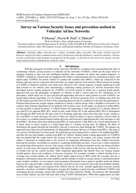 Pdf Survey On Various Security Issues And Prevention Method In