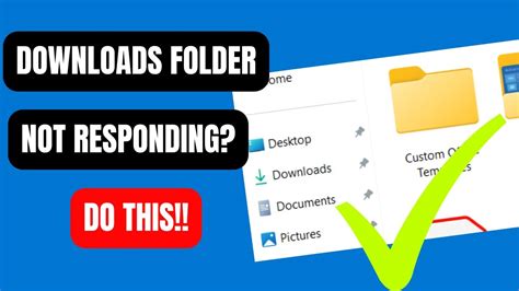 How To Fix Downloads Folder Not Responding On Windows 1110 2023 Youtube
