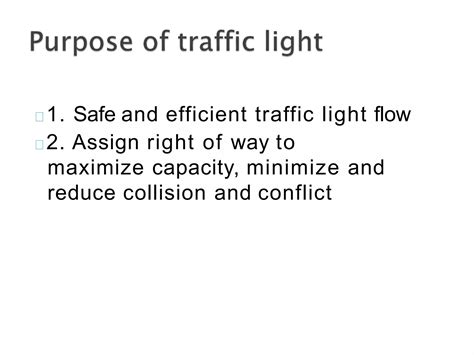 Fpga Implementation On Advance Traffic Light Ppt