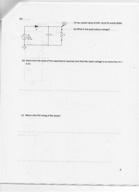 solved le sketch the steady state output voltage vo versus