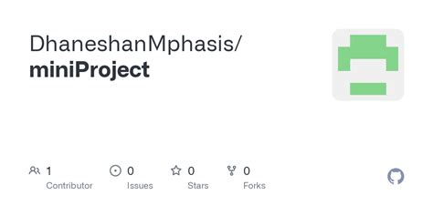 Github Dhaneshanmphasisminiproject