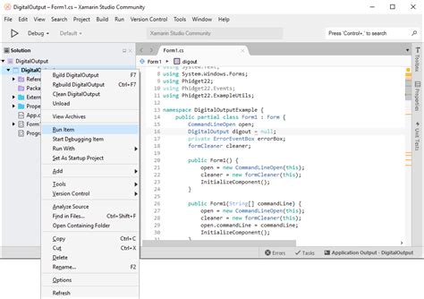 Language C Sharp Phidgets Support