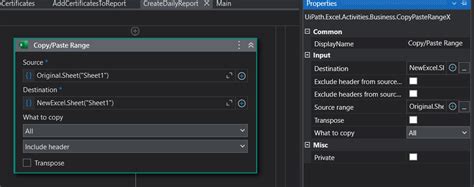 Copy Paste Range Isn T Keeping The Same Row Column Width And Height Activities UiPath