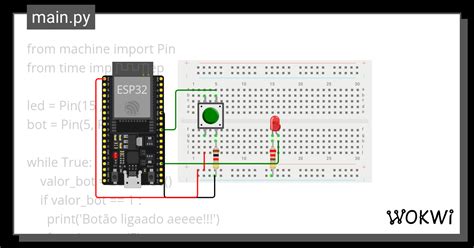 Projeto De Leitura Do Botão Copy Wokwi Esp32 Stm32 Arduino Simulator
