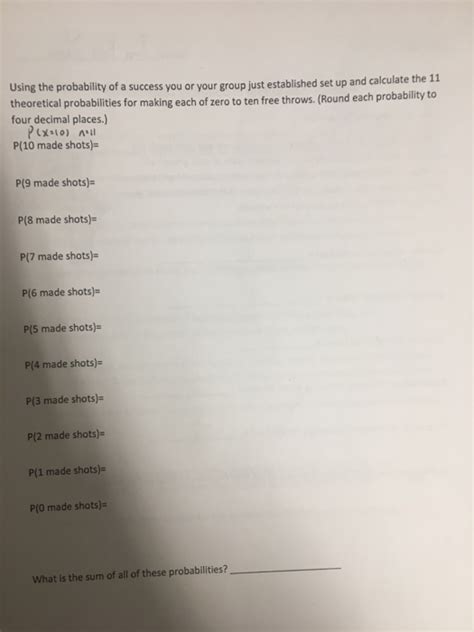 Solved Activity Binomial Probability Distribution Binomial Chegg Com