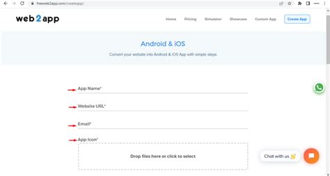 7 simple steps to convert website to apk with freeweb2app