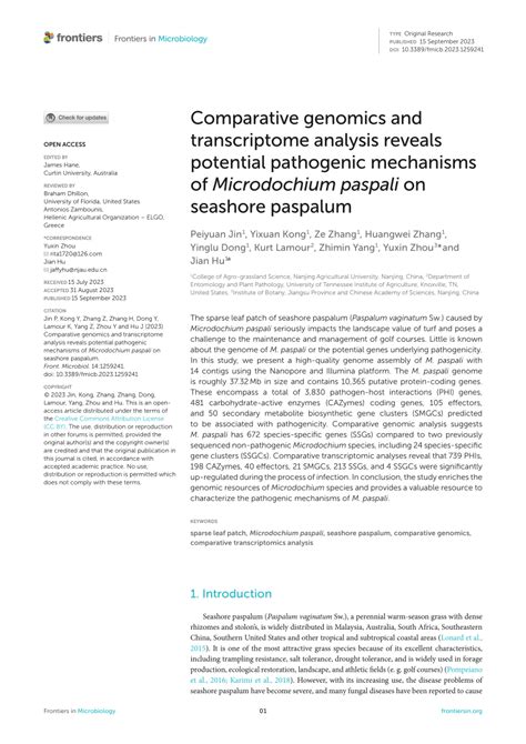 Pdf Comparative Genomics And Transcriptome Analysis Reveals Potential