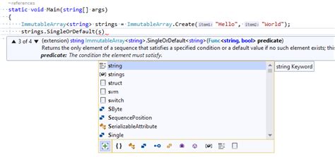 Completion Doesnt Switch To Suggestion Mode In Immutablearray