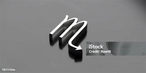 전갈 자리 별자리입니다 검은 배경에 점성술 조디악 기호입니다 3d 일러스트레이션 0명에 대한 스톡 사진 및 기타 이미지 0명 3차원 형태 개념 Istock