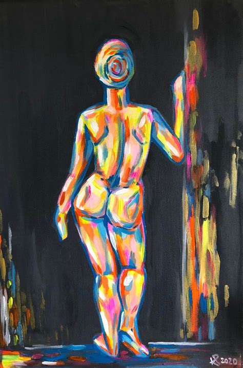 Naked Woman Painting Nude Woman Painting Nudeart Woman Painting Nude