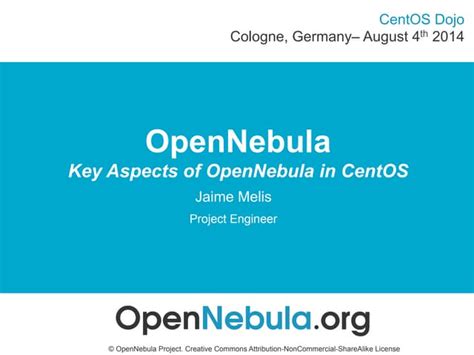 Opennebula Key Aspects In Centos Ppt