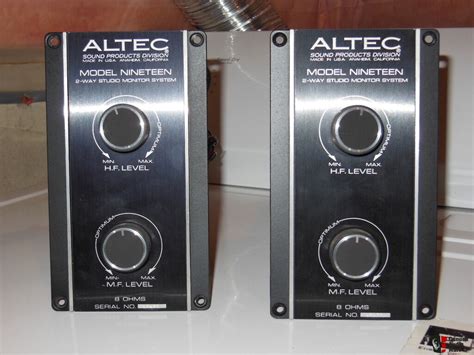 Altec Model 19 Serial Number Audiokarma Home Audio Stereo Discussion Forums