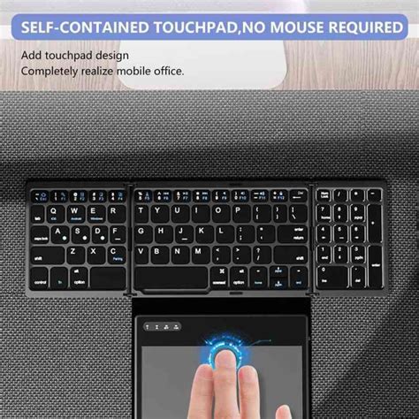 Jual Ursico Keyboard Wireless Bluetooth Foldable Rechargeable With