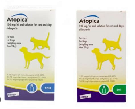 Atopica 100mg Ml Oral Solution For Cats 17ml Bottle Fast Usa Shipping