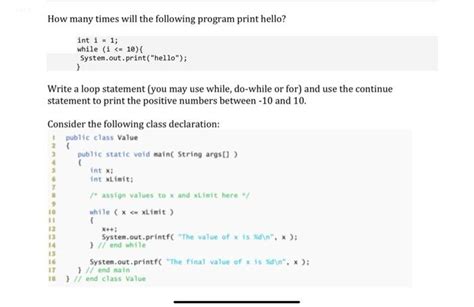 solved how many times will the following program print