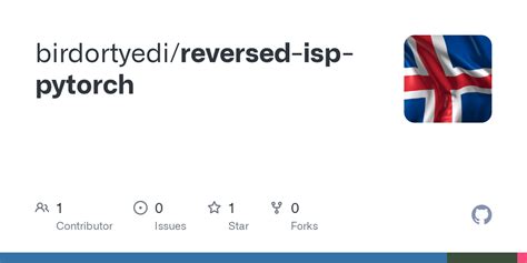 Github Birdortyedireversed Isp Pytorch