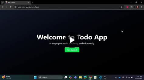 Finally Landed My Gear In Backend And Built My Very First Mern Todo App