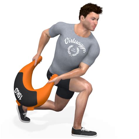 Bulgarian Bag Lunge Backward Side Swing Video Exercise Guide