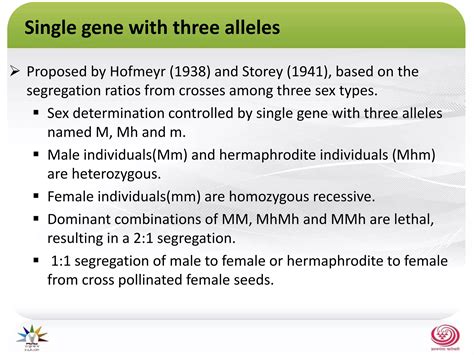 Sex Determination In Papaya Pptx
