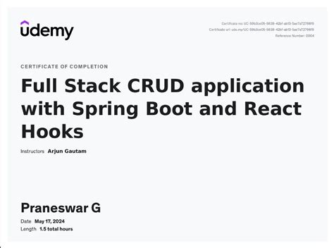 Praneswar G On Linkedin Fullstackdevelopment Springboot Reacthooks