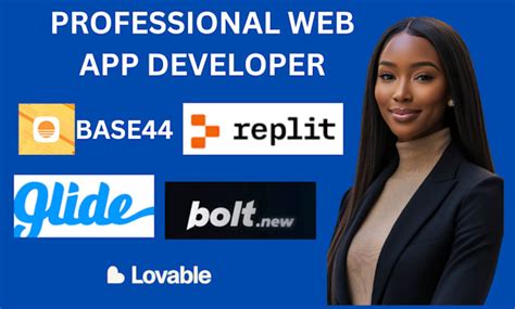 Build Web App With Replit Base44 Lovable Glide Supabase Bolt New