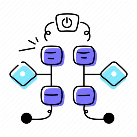 Flowchart Work Process Process Flow Logical Diagram Process Scheme Icon Download On Iconfinder