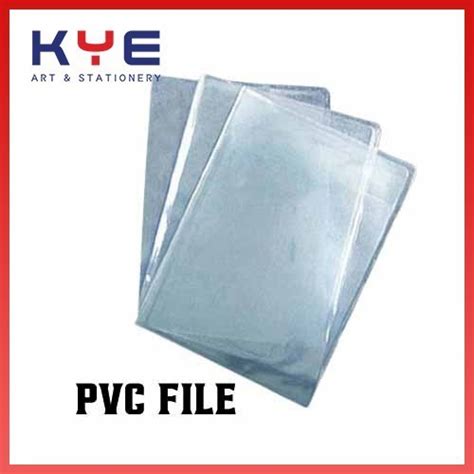 A Clear Folder File PVC Document Clear Folder L Shape U Shape C Shape A Size Shopee