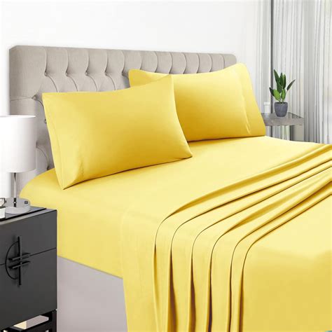 Yellow Sheet Sets Full Size Yellow Bed Sheets Sheet Sets And Bedding