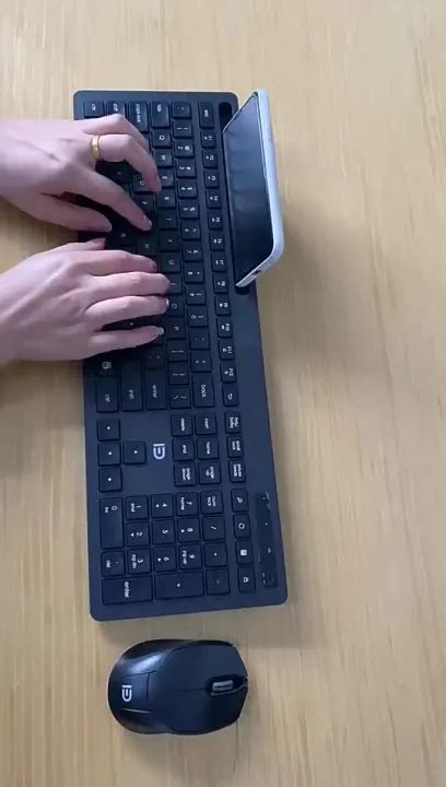 OEM Ik Wireless Keyboard And Mouse Keyboard With Phone Holder Silent USB Wireless Keyboard