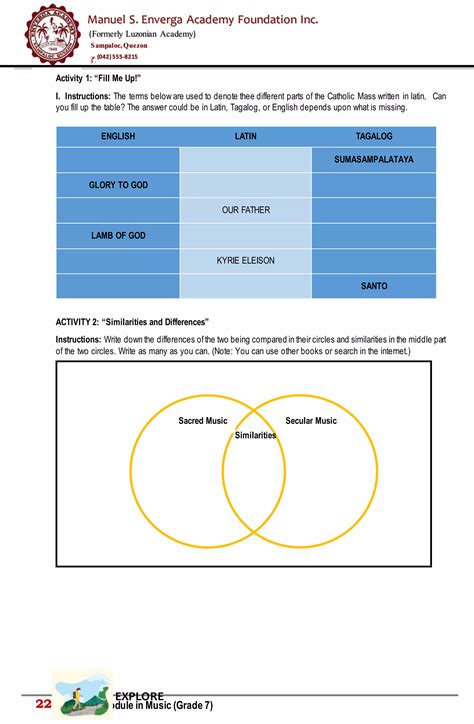 Music Module St Quarter DOCX World International Music Music
