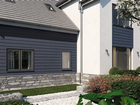 Cladco Fibre Cement Exterior Wall Cladding Boards Slate 3 66m Wall Cladding Bungalow