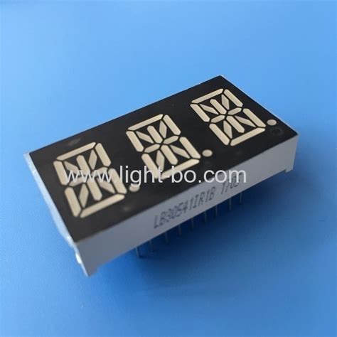 Triple Digit Common Anode Super Red Segment Led Display For Digital Indicator