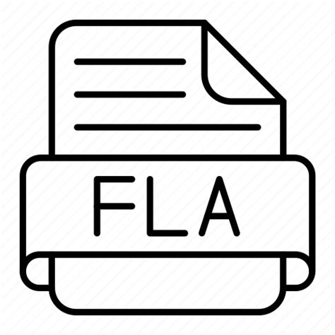 Fla File Format Documet Page Extension Icon Download On Iconfinder