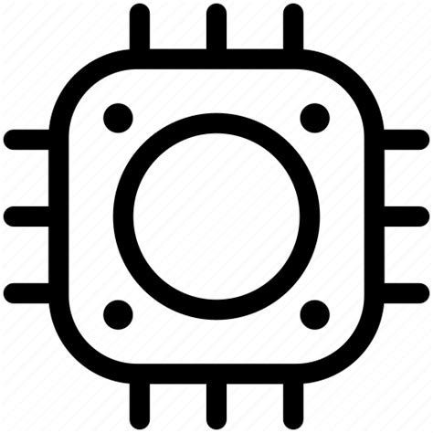 Core Cpu Hardware Processor Microchip Icon Download On Iconfinder